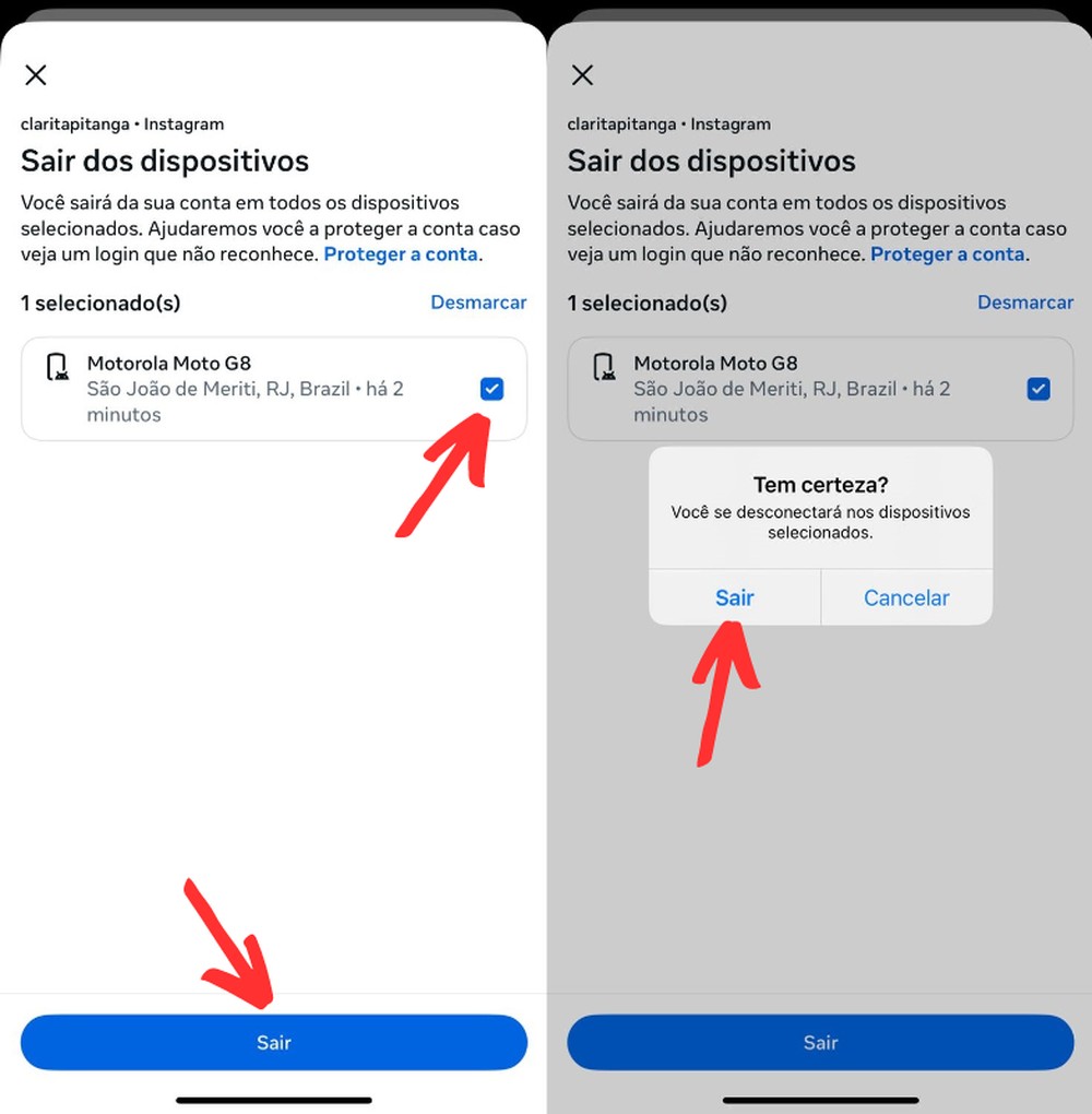 Como desconectar o Instagram de outro celular? Confira passo a passo