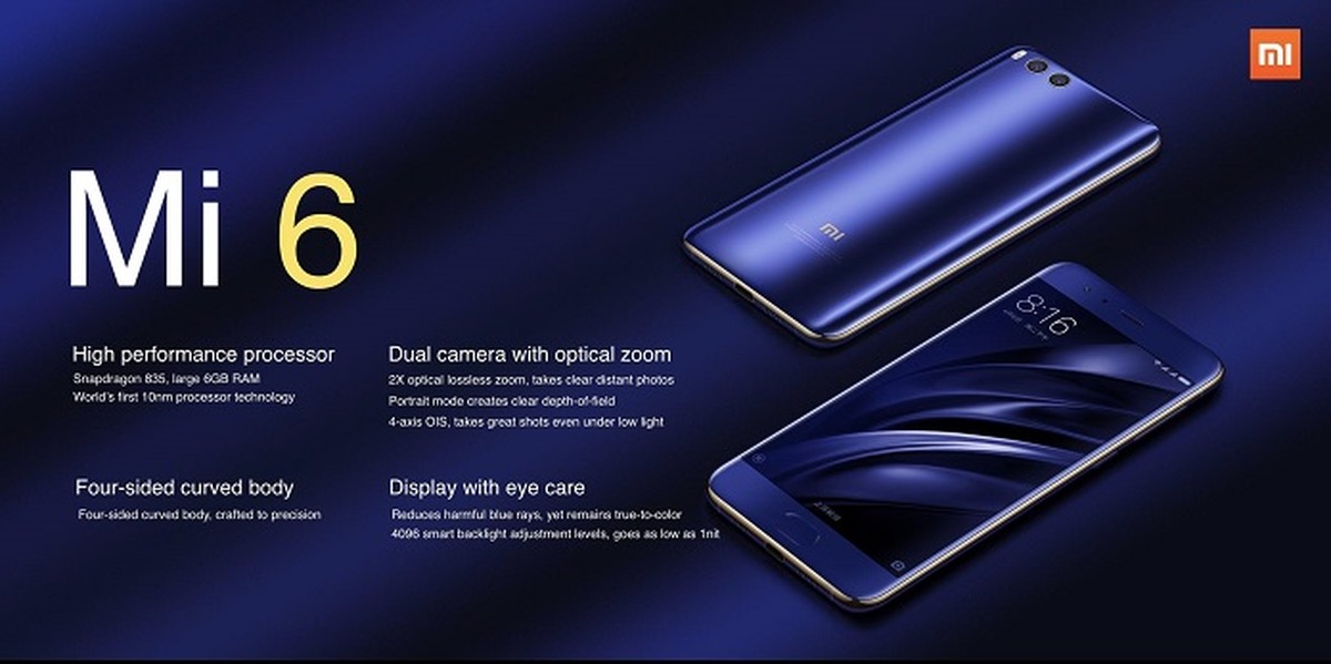 Xiaomi Mi 6 chega com 6 GB de RAM e preço baixo para bater iPhone e Galaxy