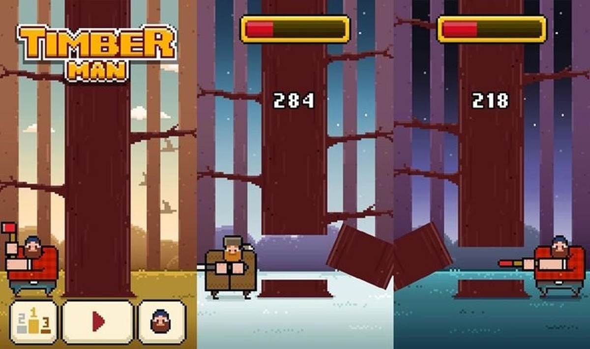 Jogos para Android: Timberman, Fightback e outros tops da semana