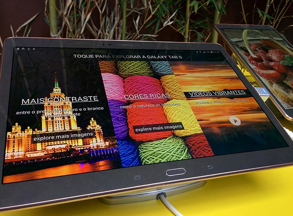 Testamos o ultrafino Galaxy Tab S da Samsung; tela Quad HD impressiona