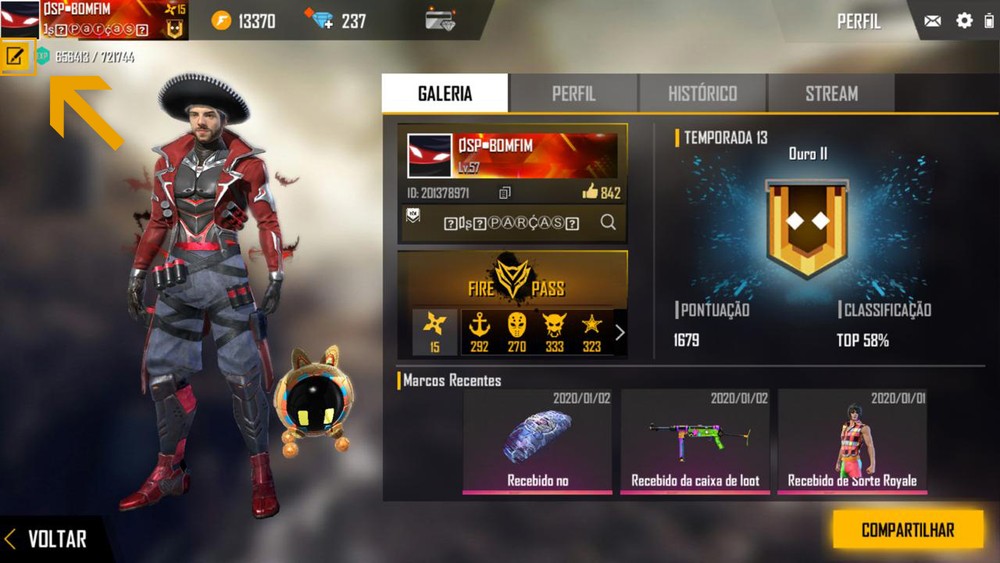 Como fazer nome no Free Fire com o app Cool Text Symbol Characters