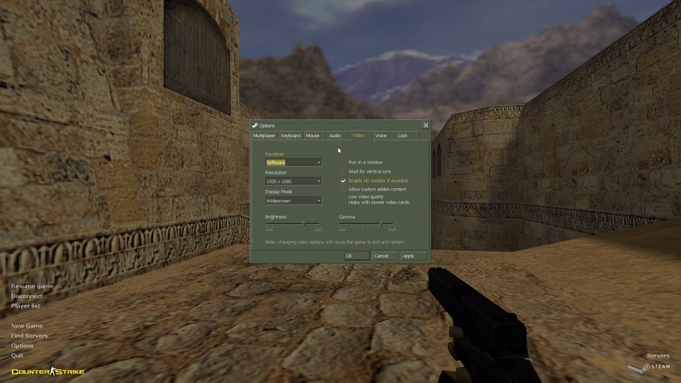 CS 1.6: como mudar arma para mão esquerda ou direita