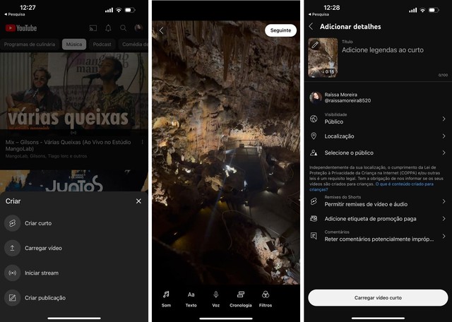 Como postar vídeo no YouTube pelo celular ou computador