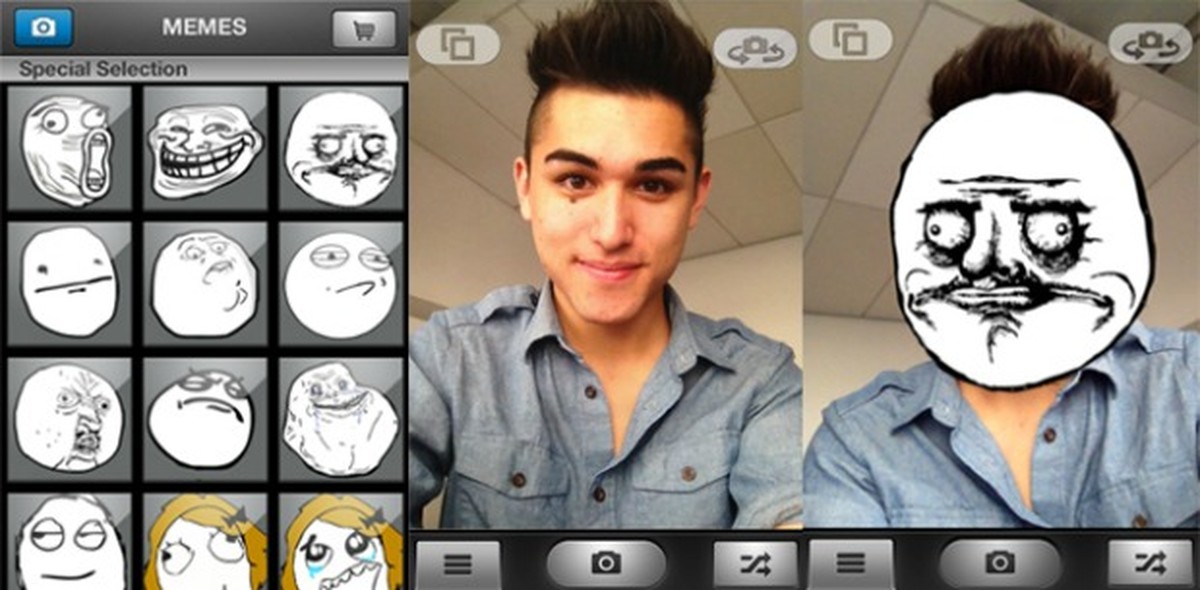 Aplicativo para iPhone “transforma” seus amigos em memes