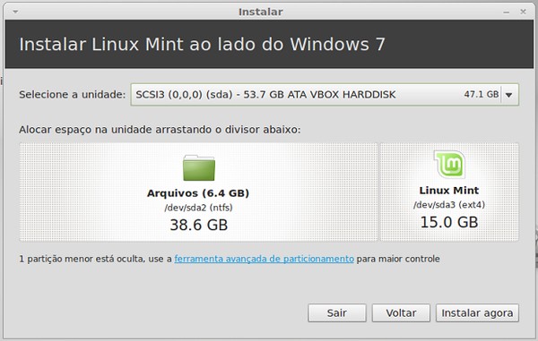 Como instalar Linux Mint e Windows 7 no mesmo PC