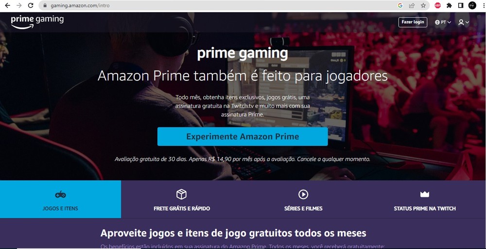 O que é Amazon Prime Gaming? Veja se serviço com jogos grátis vale a pena