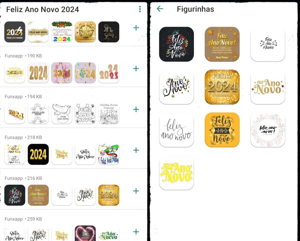 Figurinha de 'Feliz Ano Novo 2024' para WhatsApp: 4 apps para baixar ...