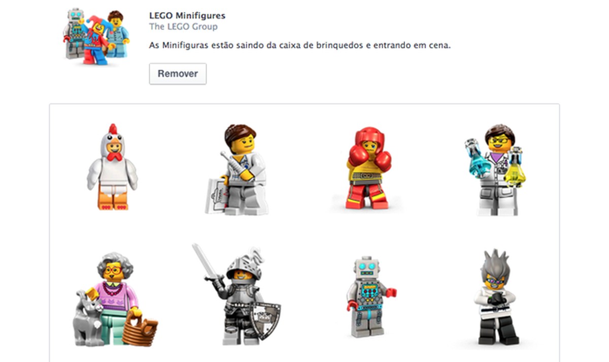 Facebook lança novas figurinhas com bonecos de Lego no bate-papo