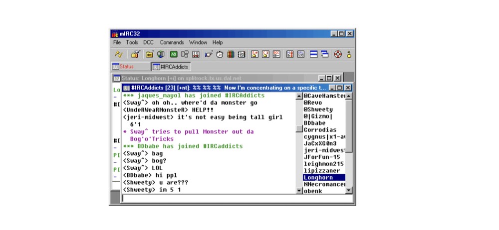 Você usou o mIRC? Relembre o bate-papo que era febre nos anos 90 e 2000
