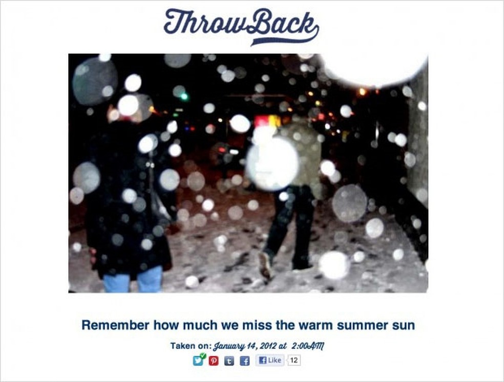 ThrowBack, app de fotografia para smartphones que estimula a nostalgia