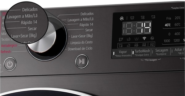 Samsung WD7500 vs LG CV9013EC4A: compare as máquinas de lavar smart