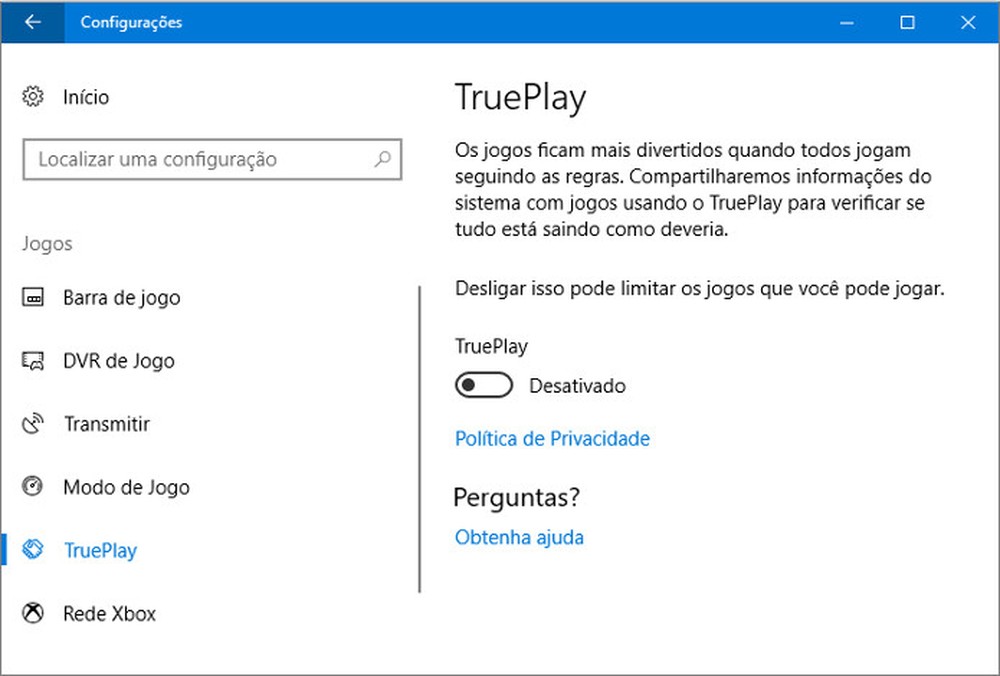 Windows 10 ganha função que promete diminuir trapaças nos games