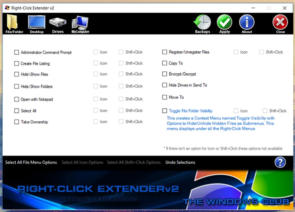 Cinco programas para personalizar o menu de contexto do Windows