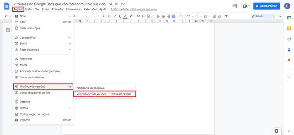Sete truques do Google Docs que vão facilitar muito a sua vida