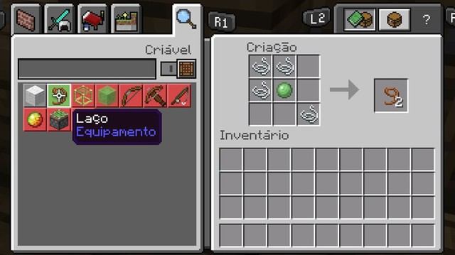 Como fazer corda no Minecraft (laço)