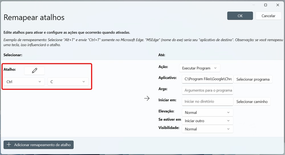 Como criar atalhos de teclado personalizados no Windows 11