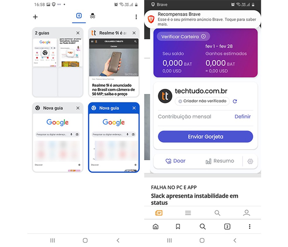 Quais as vantagens do Brave Browser? Veja comparativo com Chrome