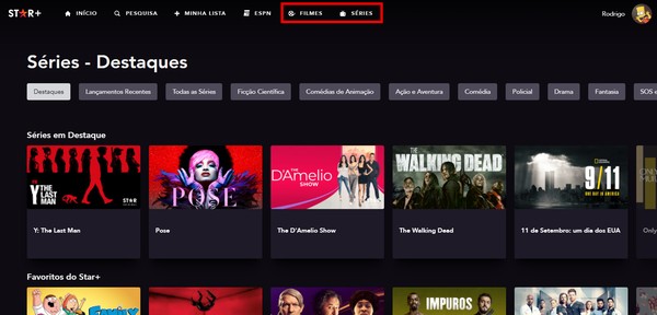 Como usar o Star+ para assistir filmes e séries no PC