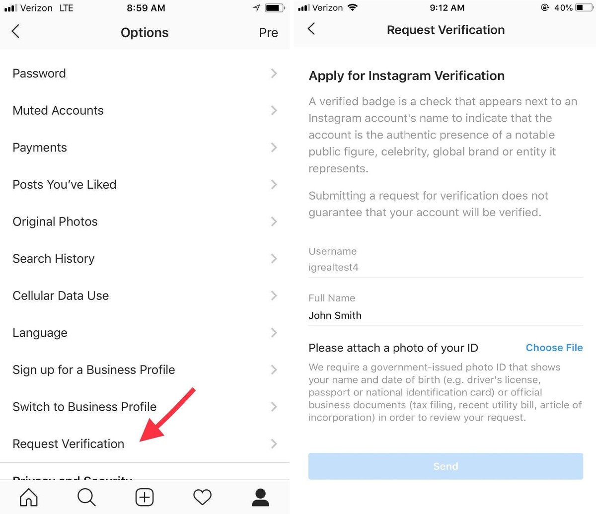 Conta verificada: Instagram testa função para pedir o 'selo azul'