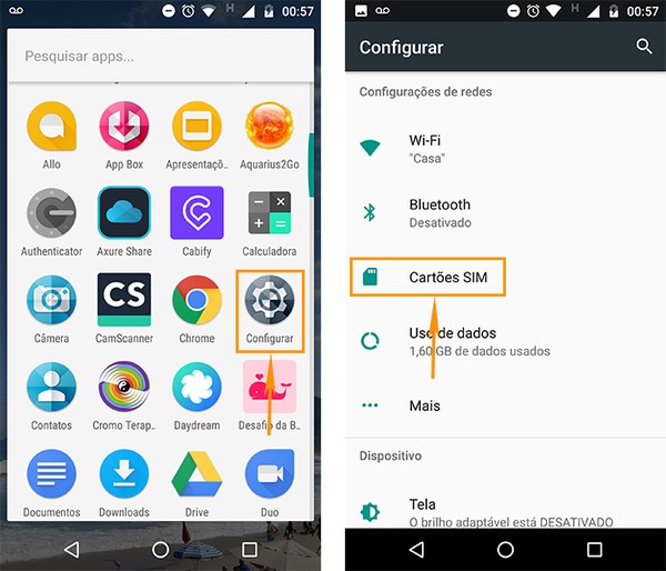 Como mudar e colocar o código da operadora automático