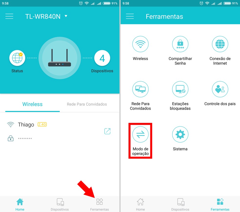 Como transformar seu roteador TP-Link em repetidor com o app Tether