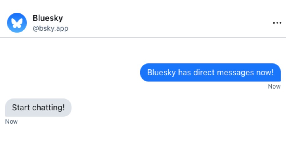 Bluesky anuncia mensagens diretas (DMs) para usuários da rede social