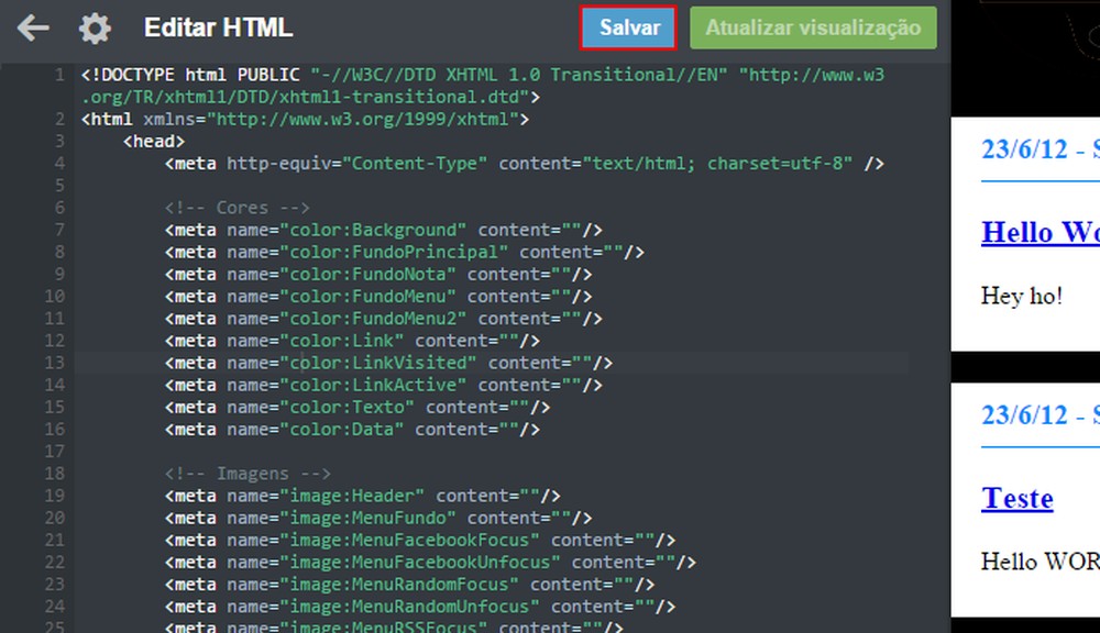 Como editar HTML no Tumblr e personalizar o tema do blog