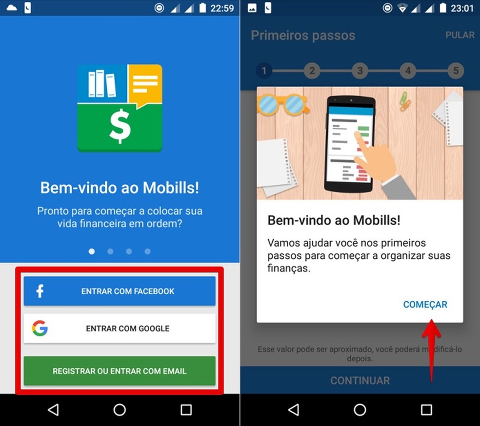 Como usar o Mobills para controle de contas e gastos do mês