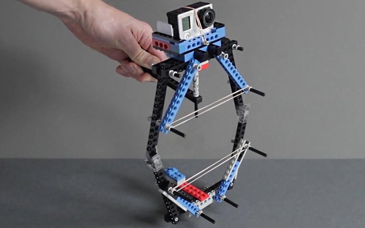 Estabilizador feito de Lego para GoPro promete ótimas imagens e economia