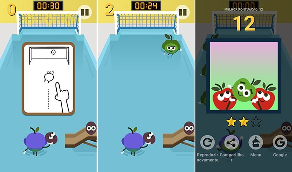 Como jogar Doodle Fruit Game, jogo do Google nas Olimpíadas Rio 2016