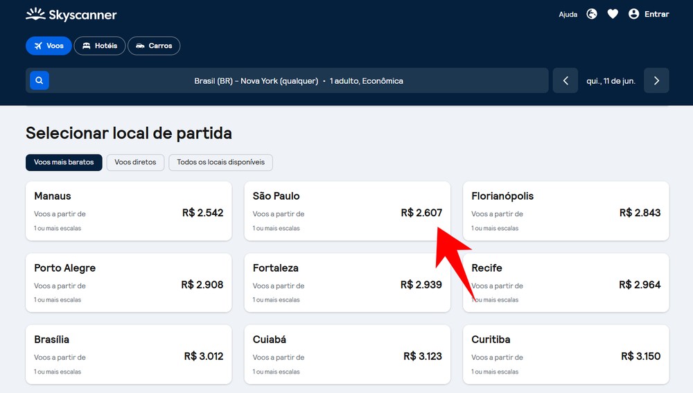 Ferramenta promete passagens mais baratas para a Copa; veja como usar