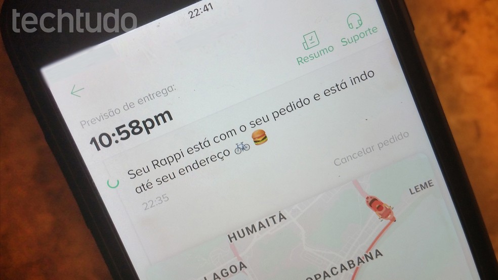 Como cancelar pedido na Rappi