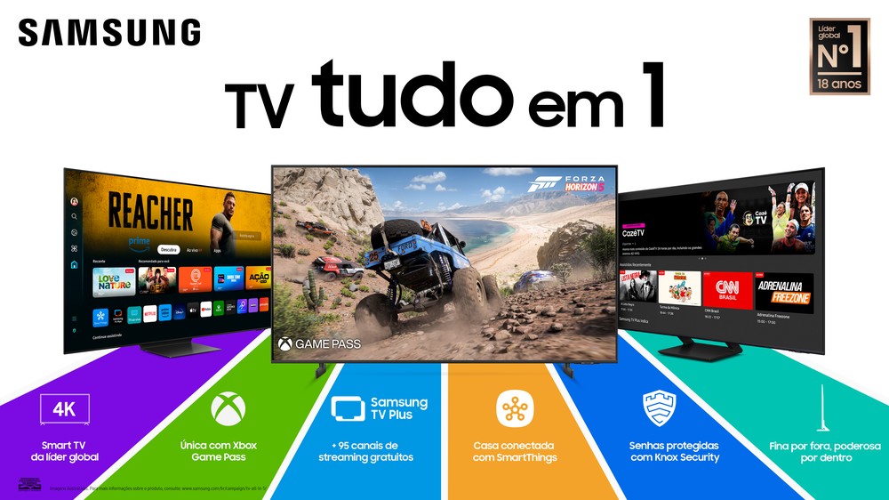 Samsung lança TV com 'tela de cinema' de 98 polegadas; veja preço