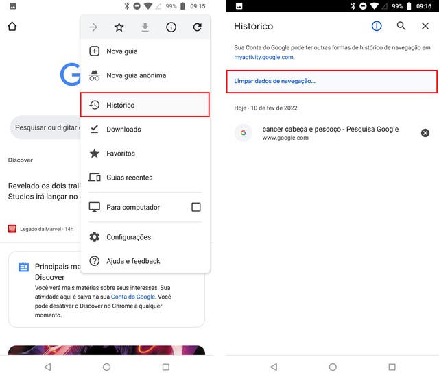 Como limpar o cache do navegador do celular Android e iPhone (iOS)