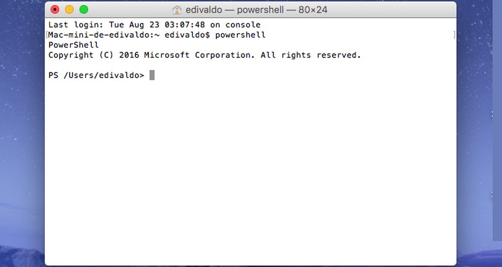 Como baixar e instalar PowerShell no Windows, Mac OS X e Linux