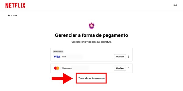 Como mudar a forma de pagamento da Netflix pelo celular e PC