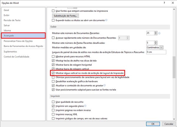Como colocar régua no Word