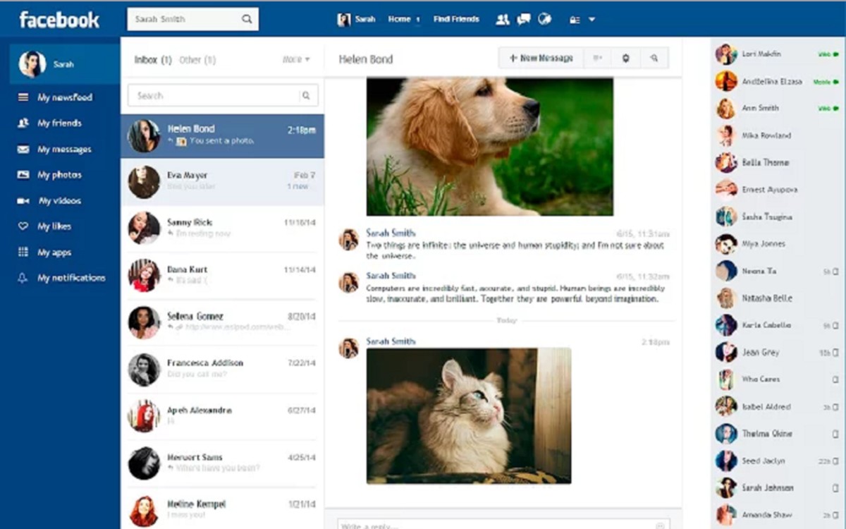 Facebook Flat Design: plugin muda totalmente o visual da rede social