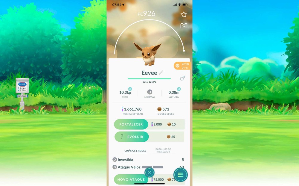 Como evoluir Eevee para Espeon no Pokémon GO