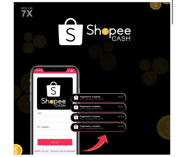 Shopee Cash é golpe? Tudo sobre app que promete dinheiro com avaliações