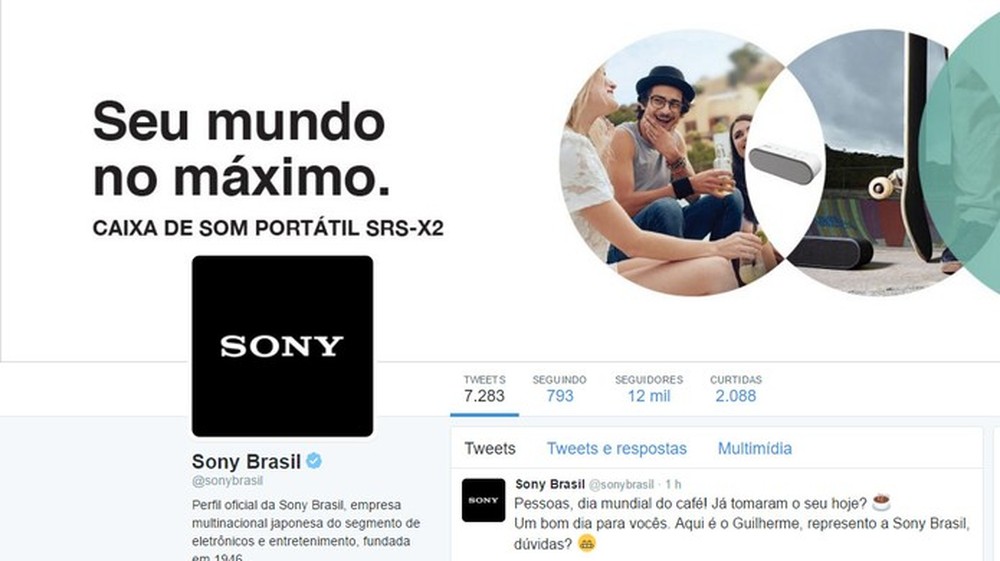 Como entrar em contato e acionar a assistência técnica da Sony