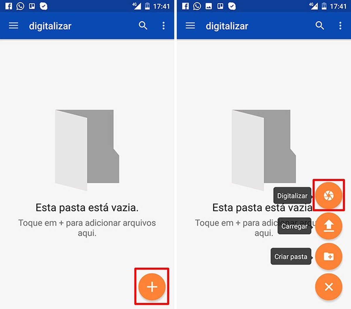 Como escanear documentos e converter em PDF com o OneDrive para Android