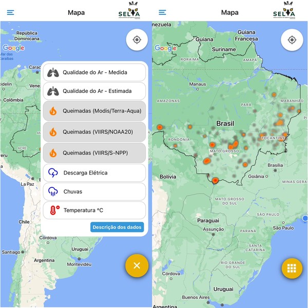 App brasileiro monitora queimadas em tempo real; veja como funciona