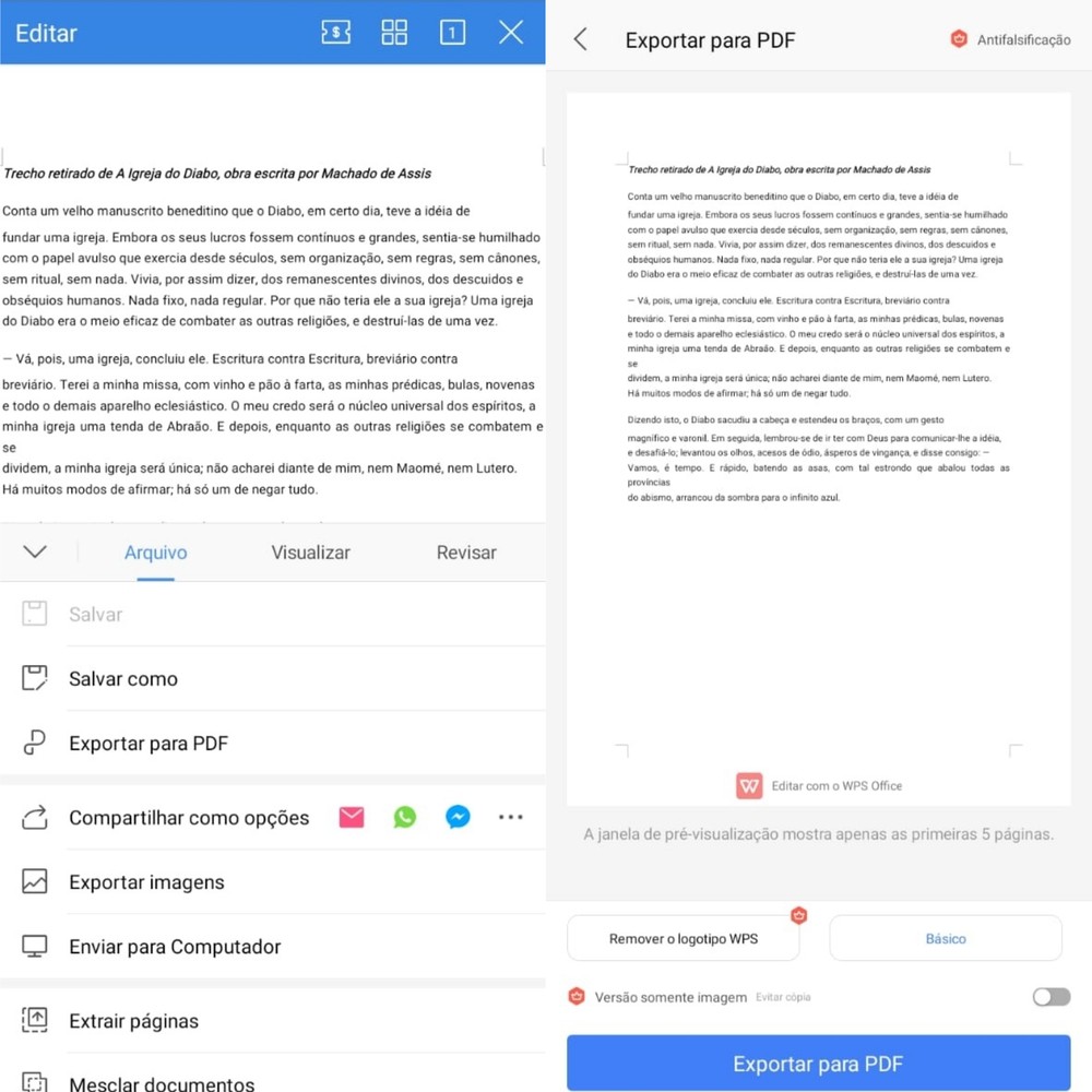 Como fazer um PDF no celular? 5 aplicativos para salvar arquivo em PDF