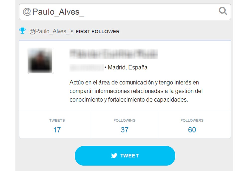 First Follower revela quem foi o seu primeiro seguidor no Twitter