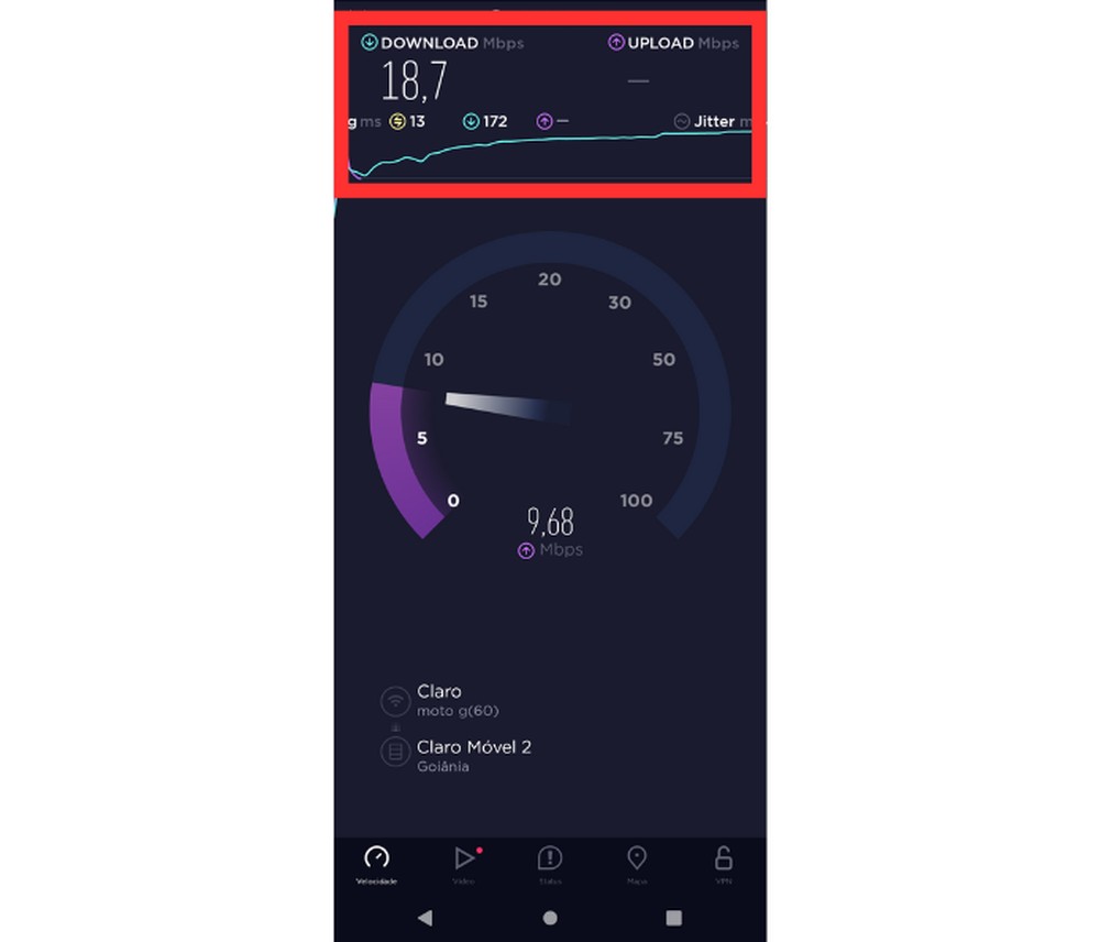 Teste de velocidade da conexão de Internet: como medir pelo celular