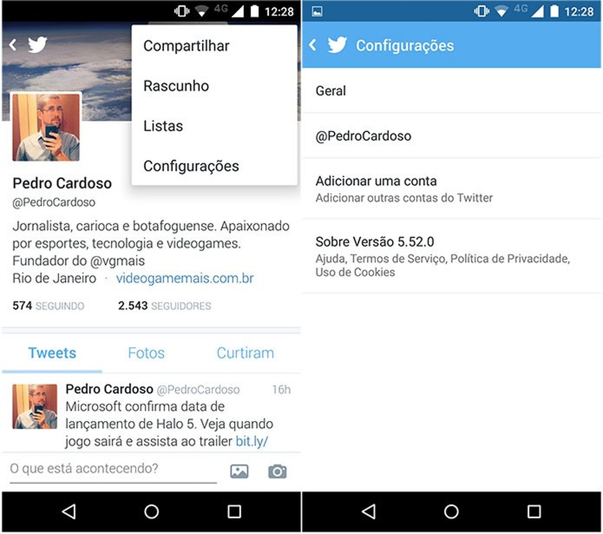 Veja como abrir link do Twitter em um navegador externo no Android