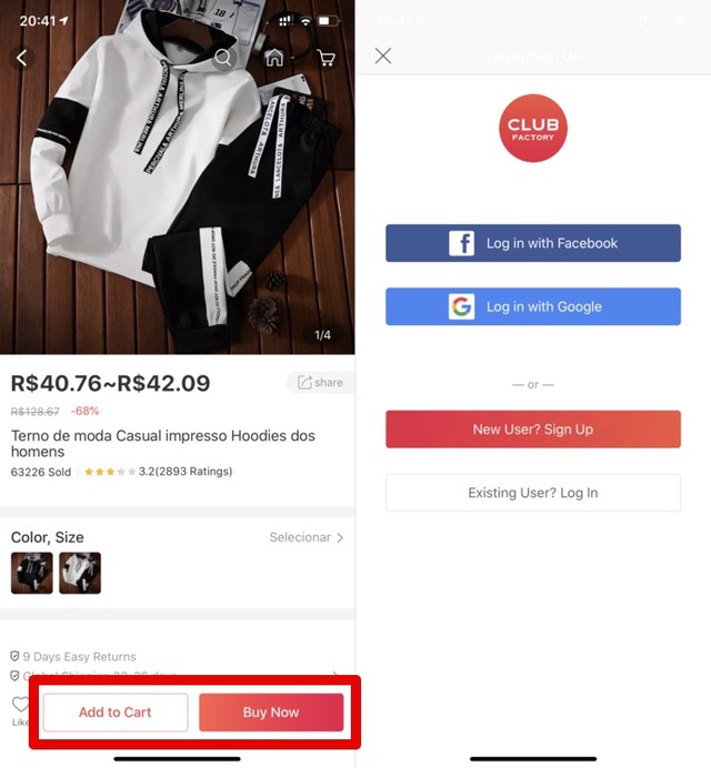 Como usar o Club Factory, app para comprar produtos com preços atraentes