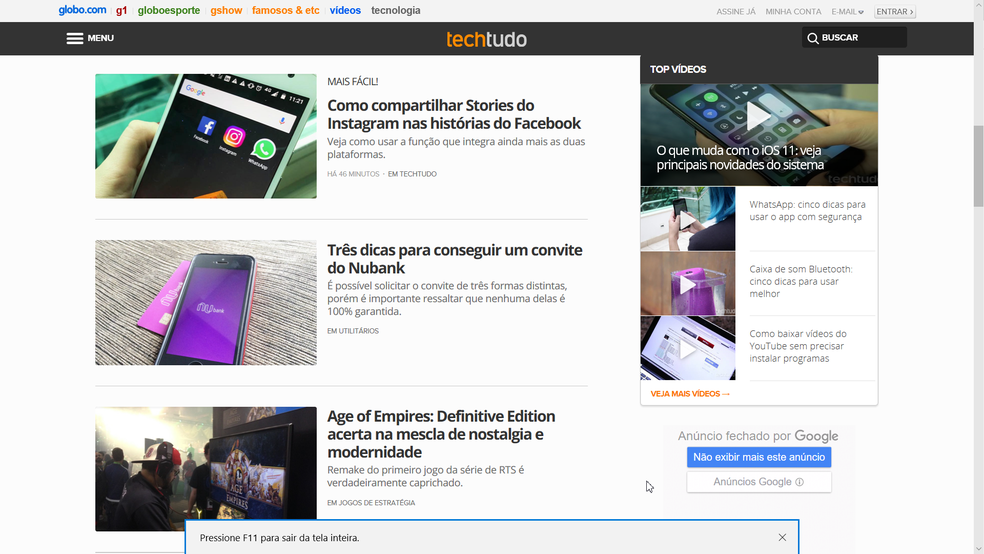 Microsoft Edge ganha oito mudanças no Windows 10 Fall Creators Update