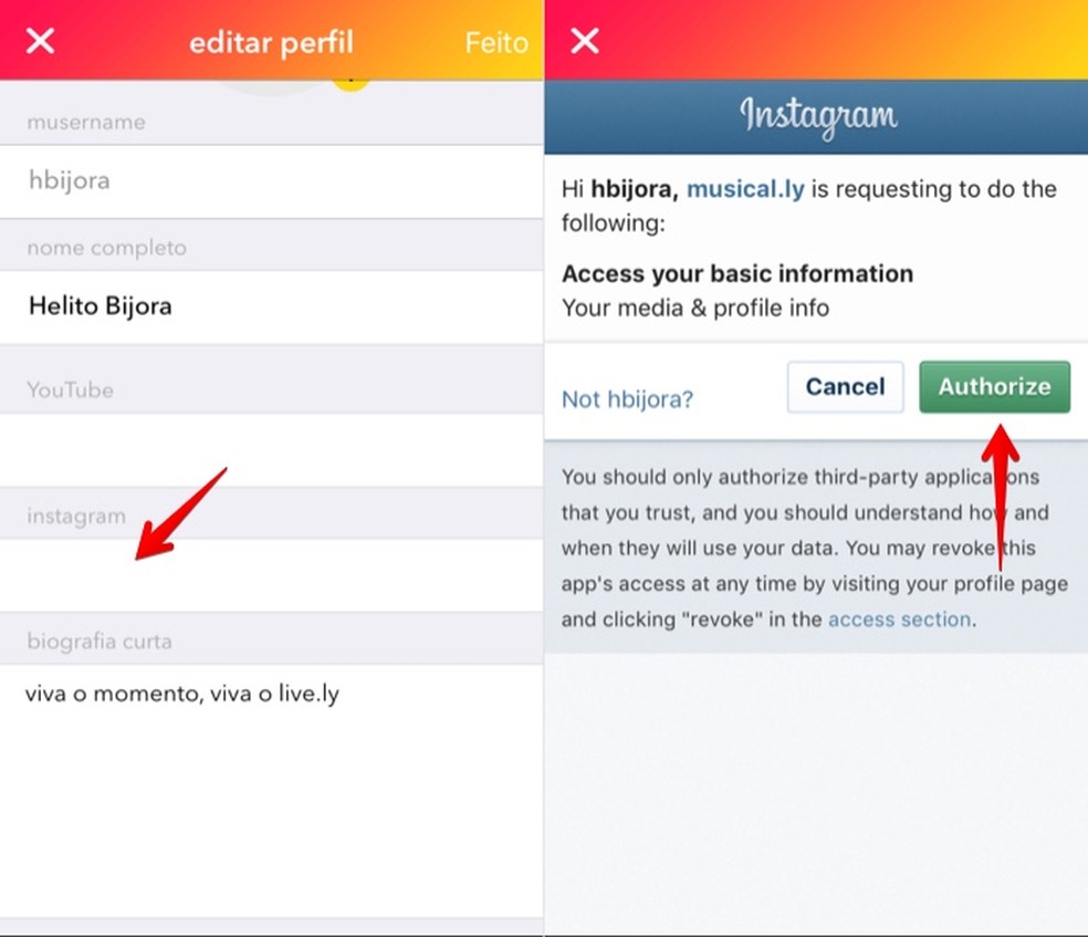 Como editar o perfil e mudar a foto no Musical.ly